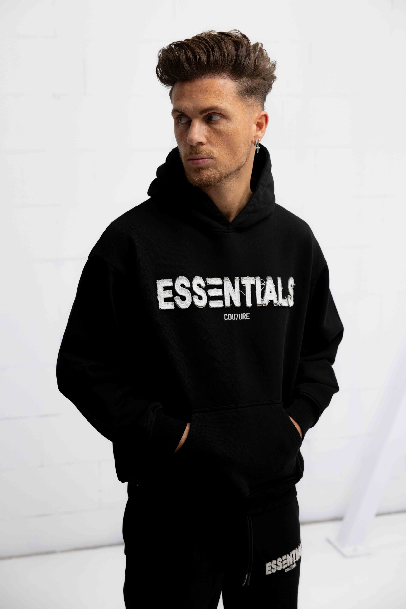 Cou7ure Essentials Titan Trainingspak Heren Zwart Heren shoppen ...