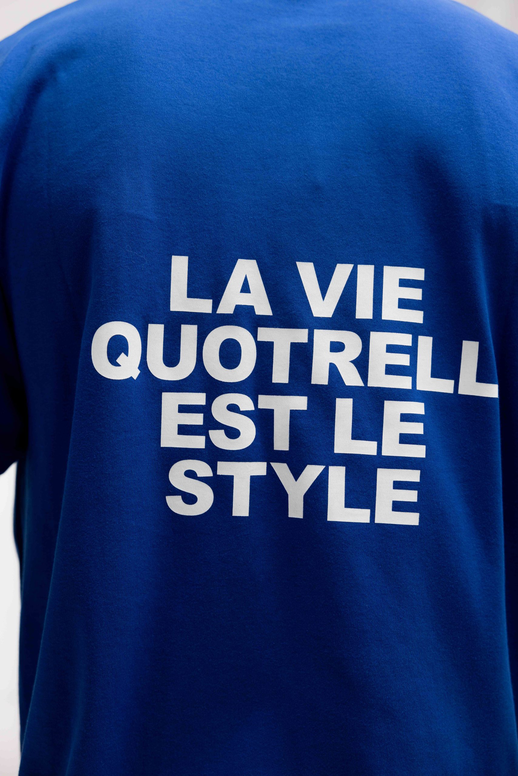 Quotrell La Vie T Shirt Heren Blauw Wit Heren Shoppen Soccerfanshop Nl